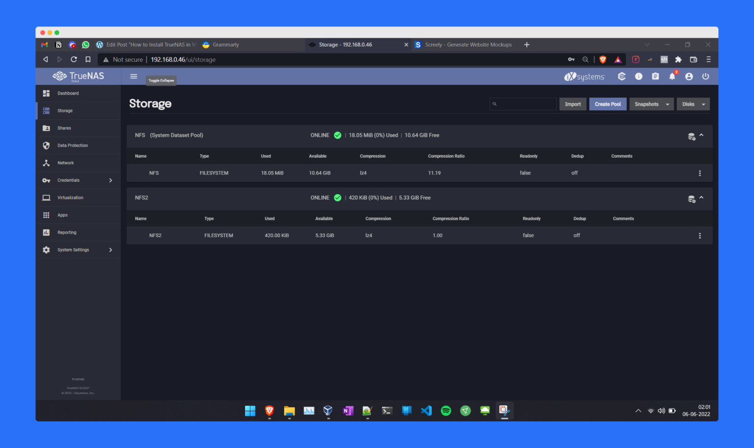 How to Install TrueNAS in Virtual Box - CorpIT