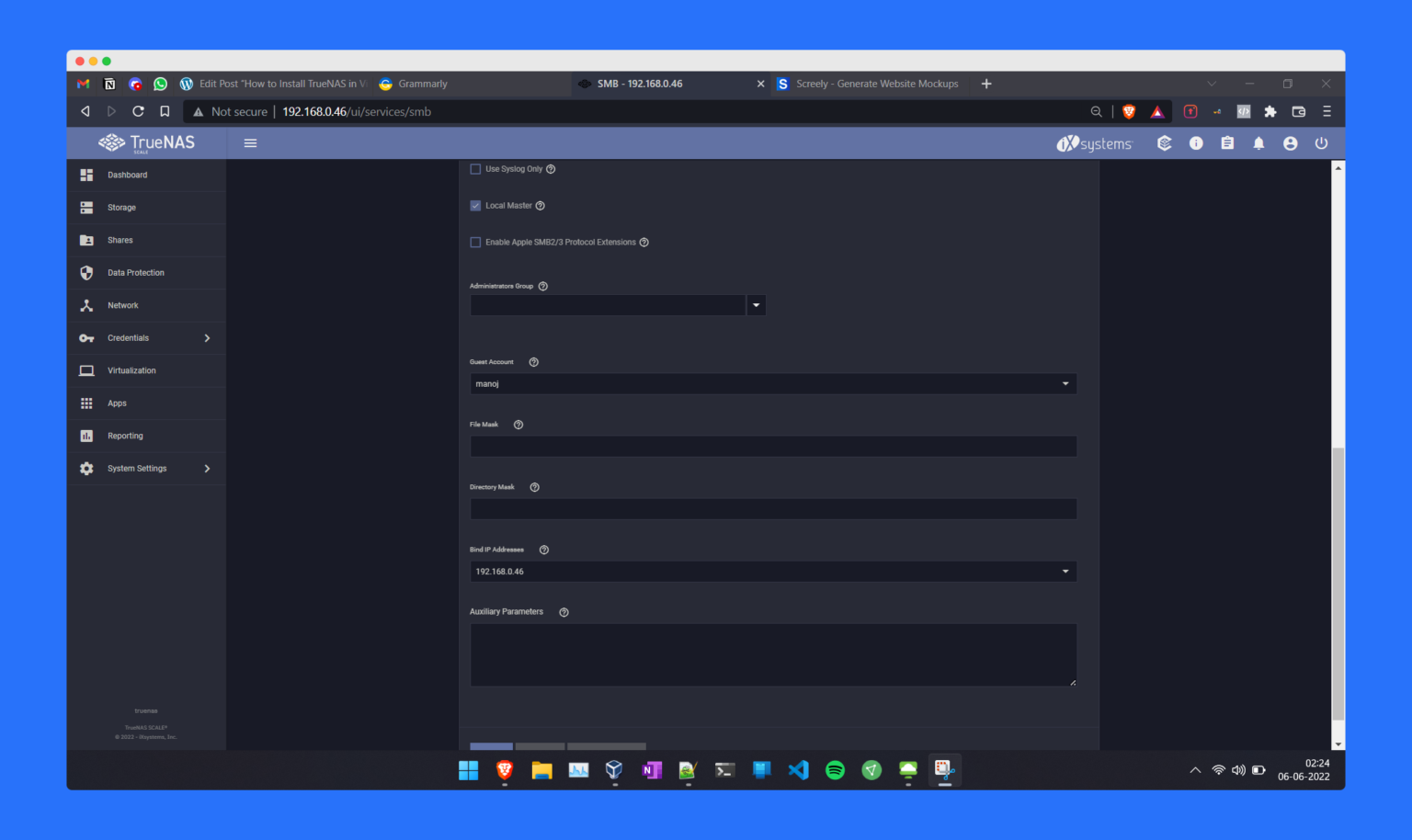 How to Install TrueNAS in Virtual Box - CorpIT
