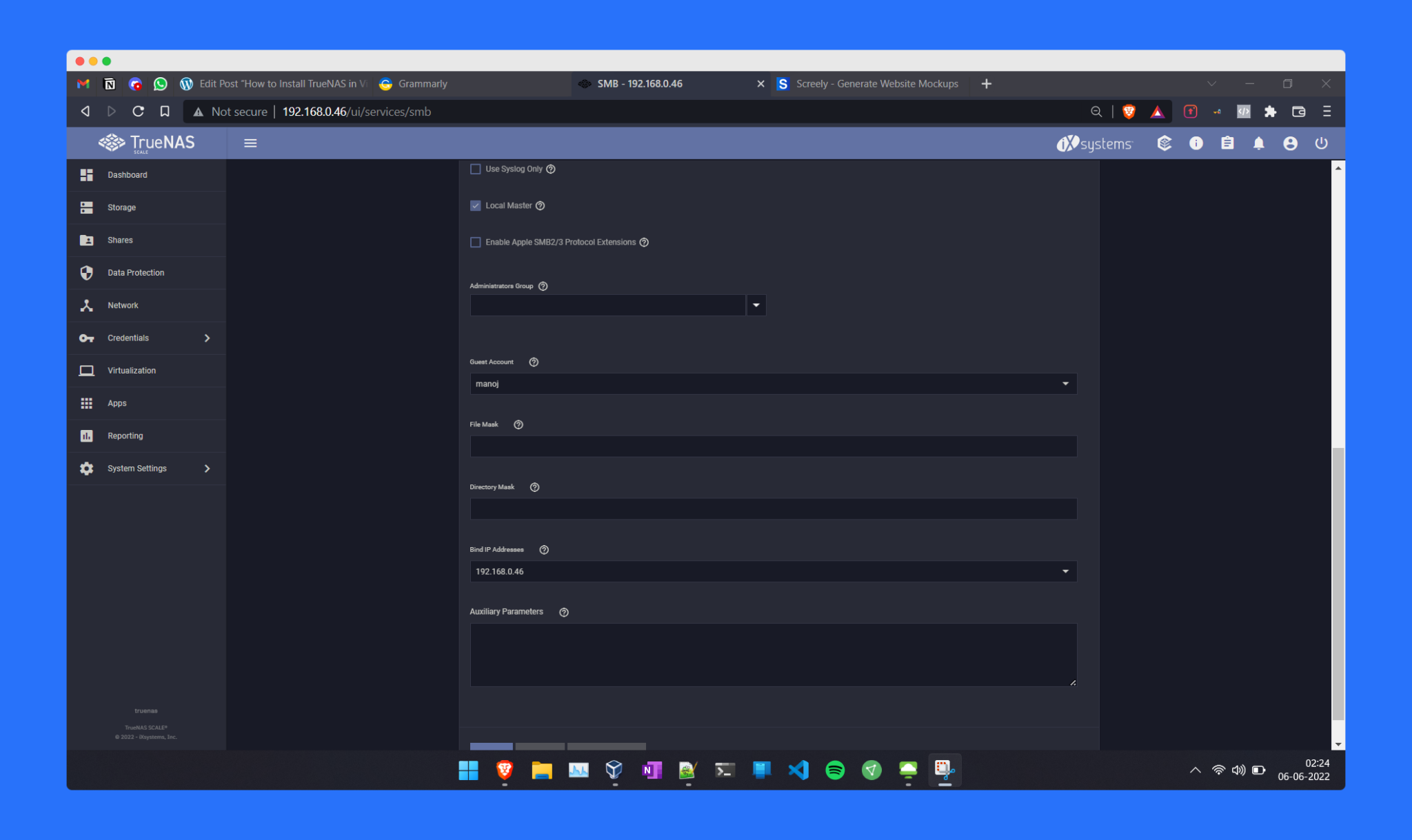 How to Install TrueNAS in Virtual Box - CorpIT