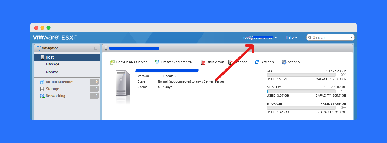 Changing an ESXi/ESX host root password - CorpIT